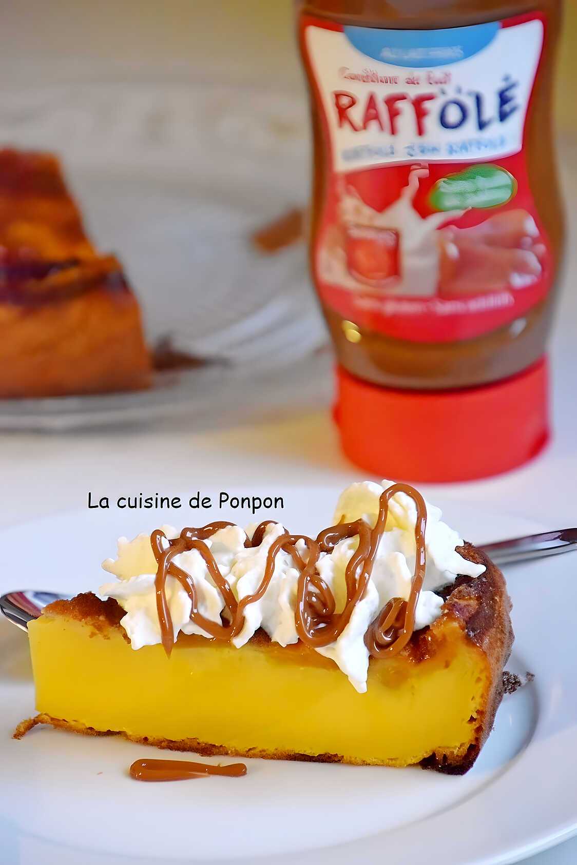 Recette de Far au jus de clémentine garni de chantilly et confiture de lait