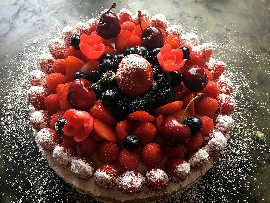 Recette de Tarte aux fruits rouges par Véronique et la Chouquetterie