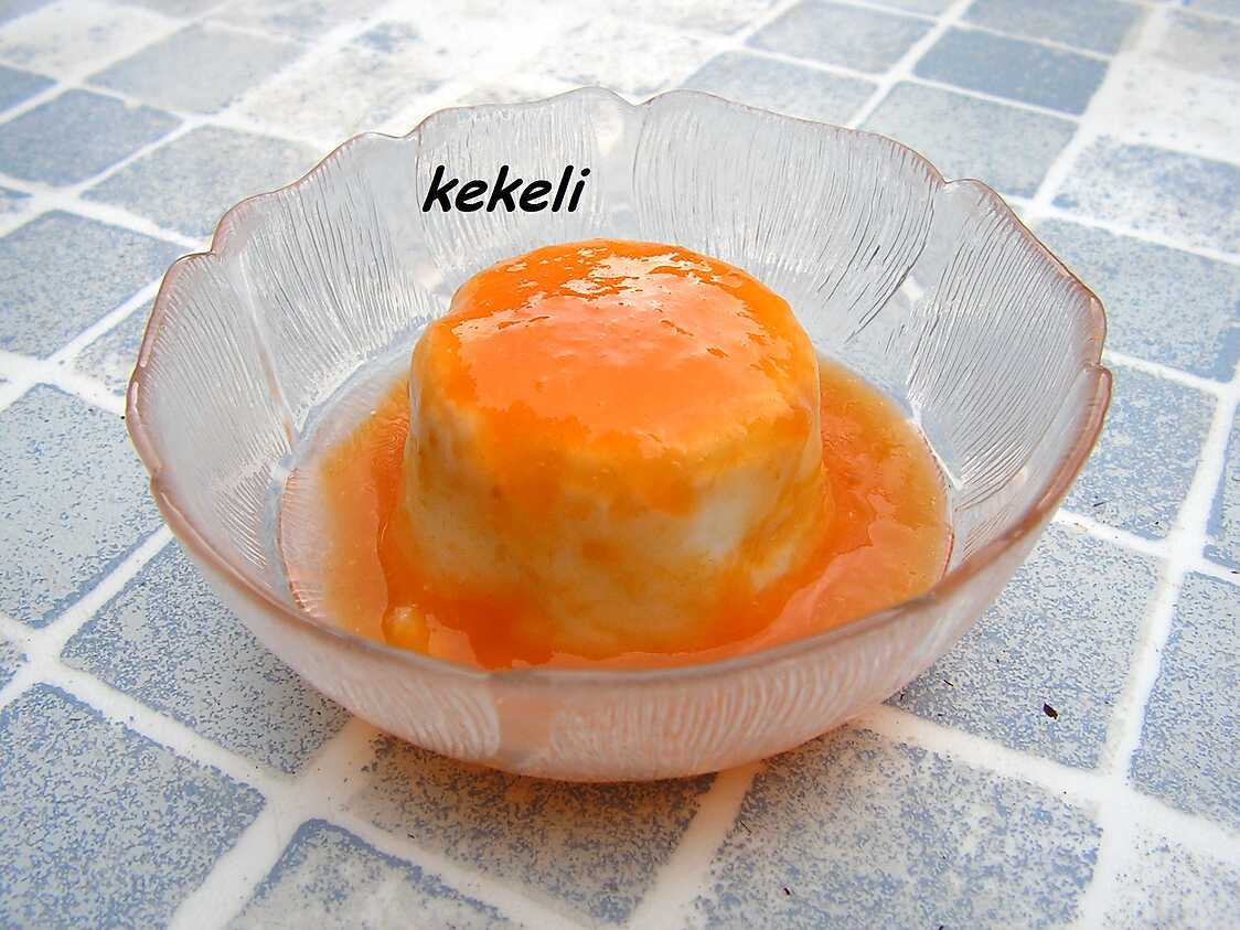 Recette de Fromage blanc en faisselle et coulis d'abricot