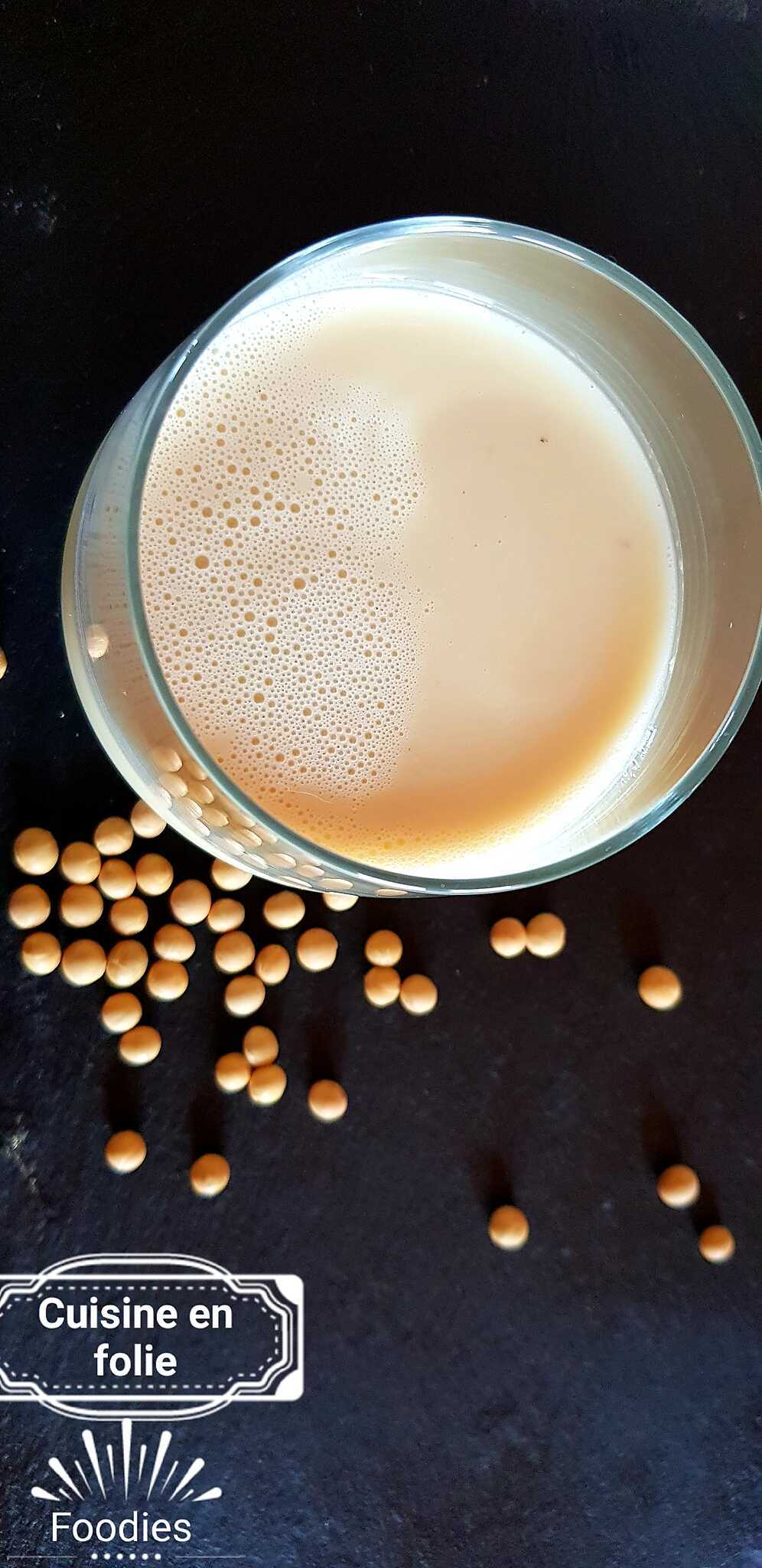 Recette de Lait de soja maison onctueux et avec du goût