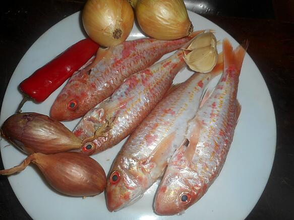 Recette de Rouget à la catalane