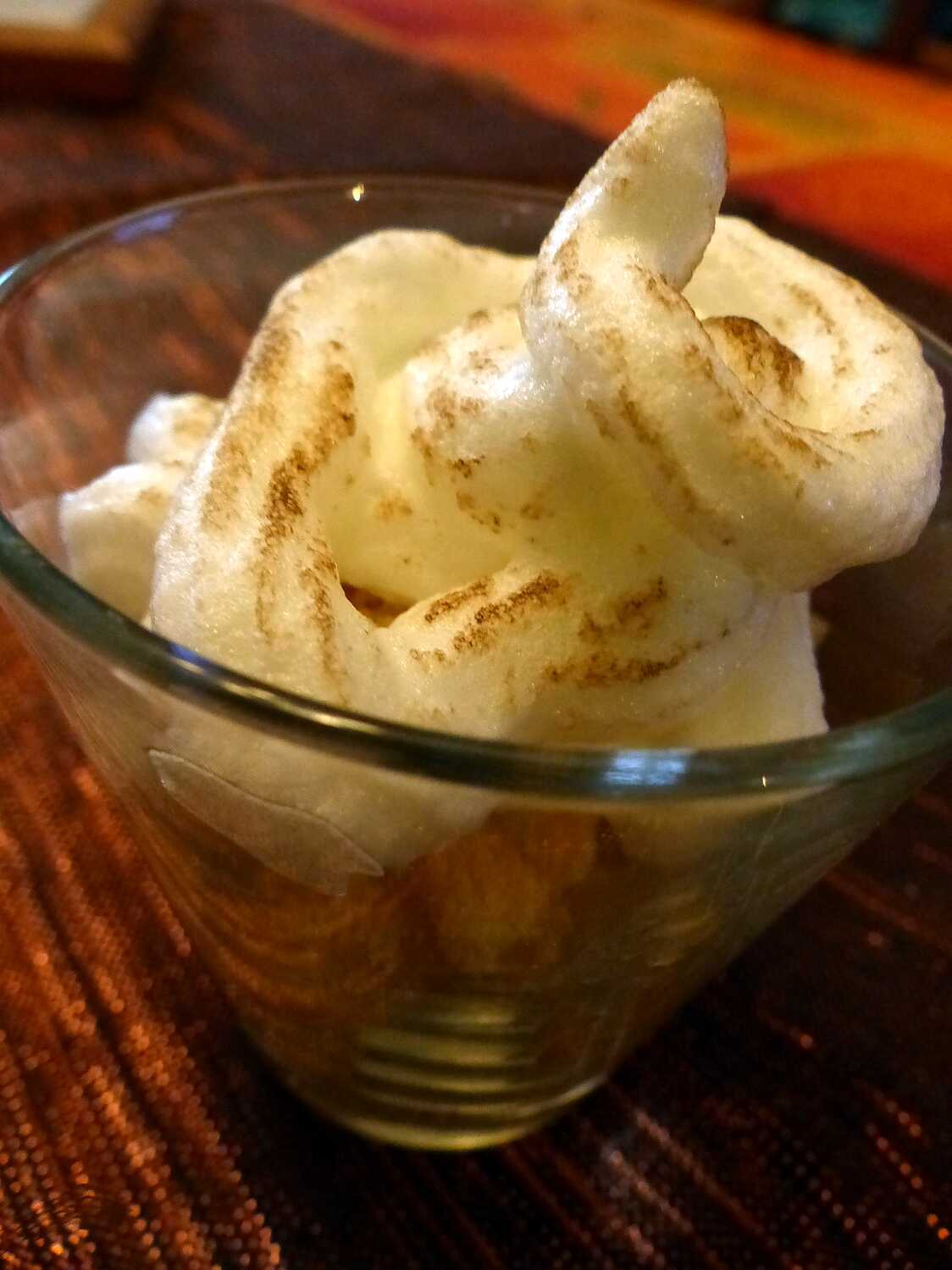 Recette de Verrine légère de pommes meringuée