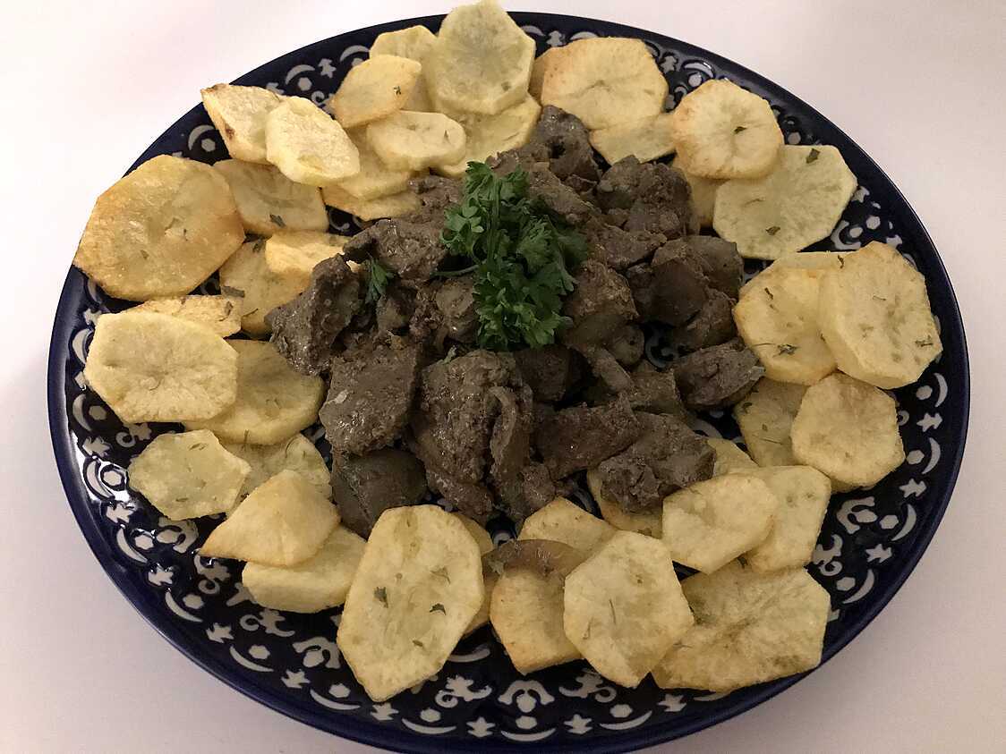 Recette de FOIE EN SAUCE (KEBDA MCHERMLA) par الجزائر