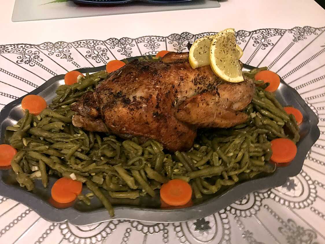 Recette de POULET RÖTI A L'ANCIENNE par الجزائر
