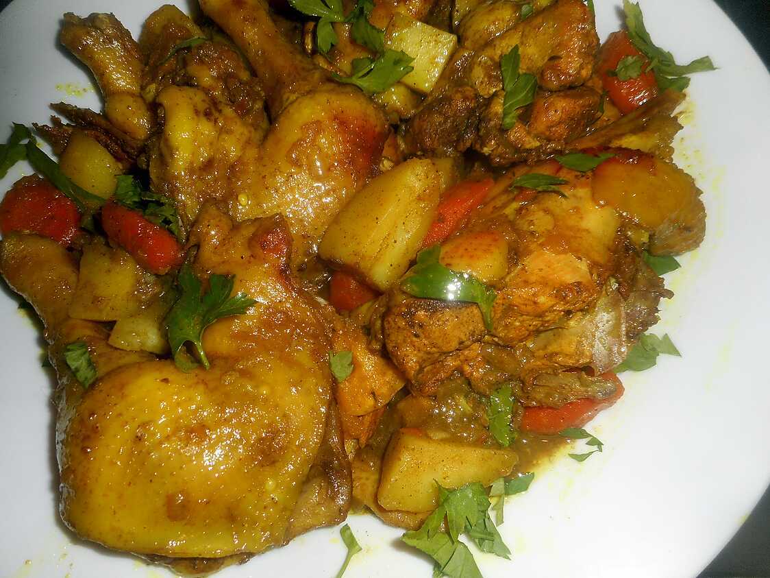 Recette de Colombo de poule