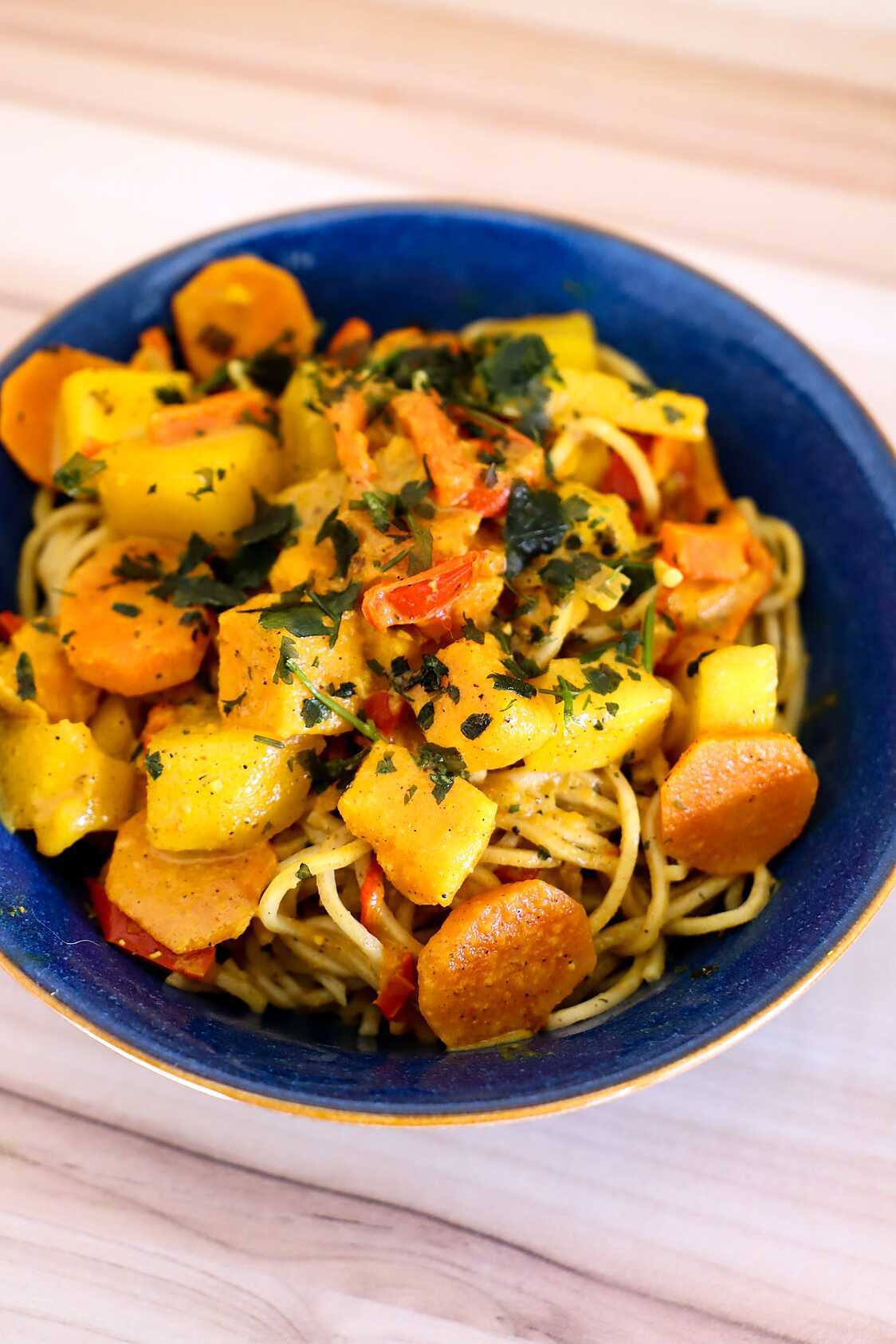 Recette de Coco Curry à la Mangue