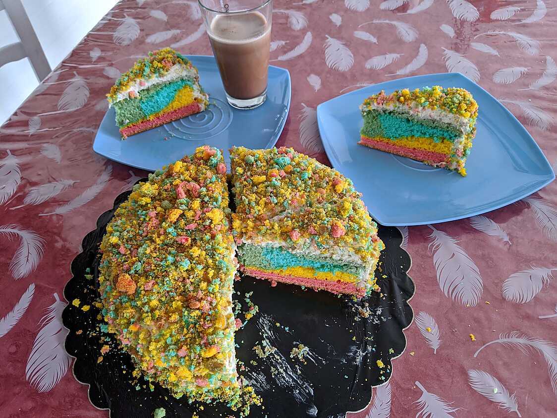 Recette de Gâteau génoise cuit tout en un ... à ma fille Hélène