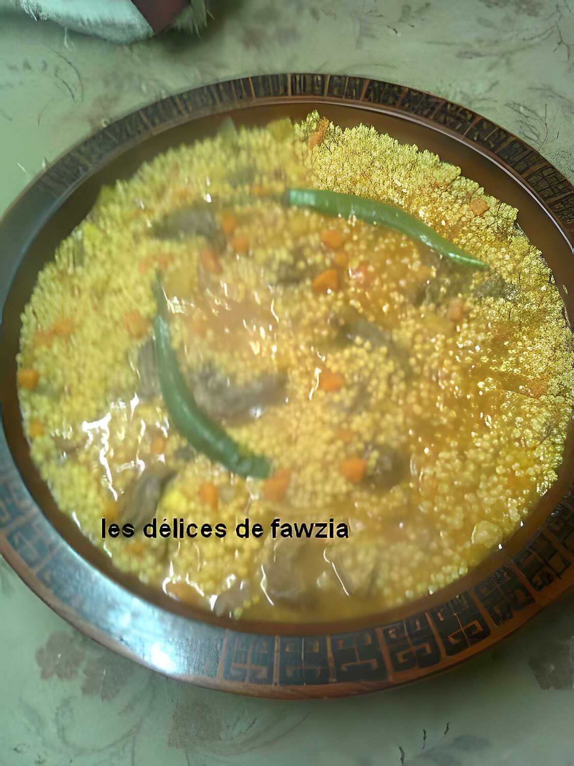 Recette de Berkoukes par les délices de fawzia