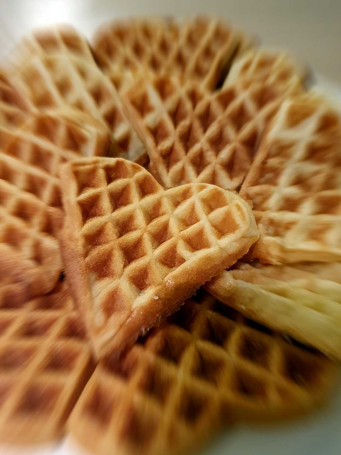 Recette de Gaufres en coeur