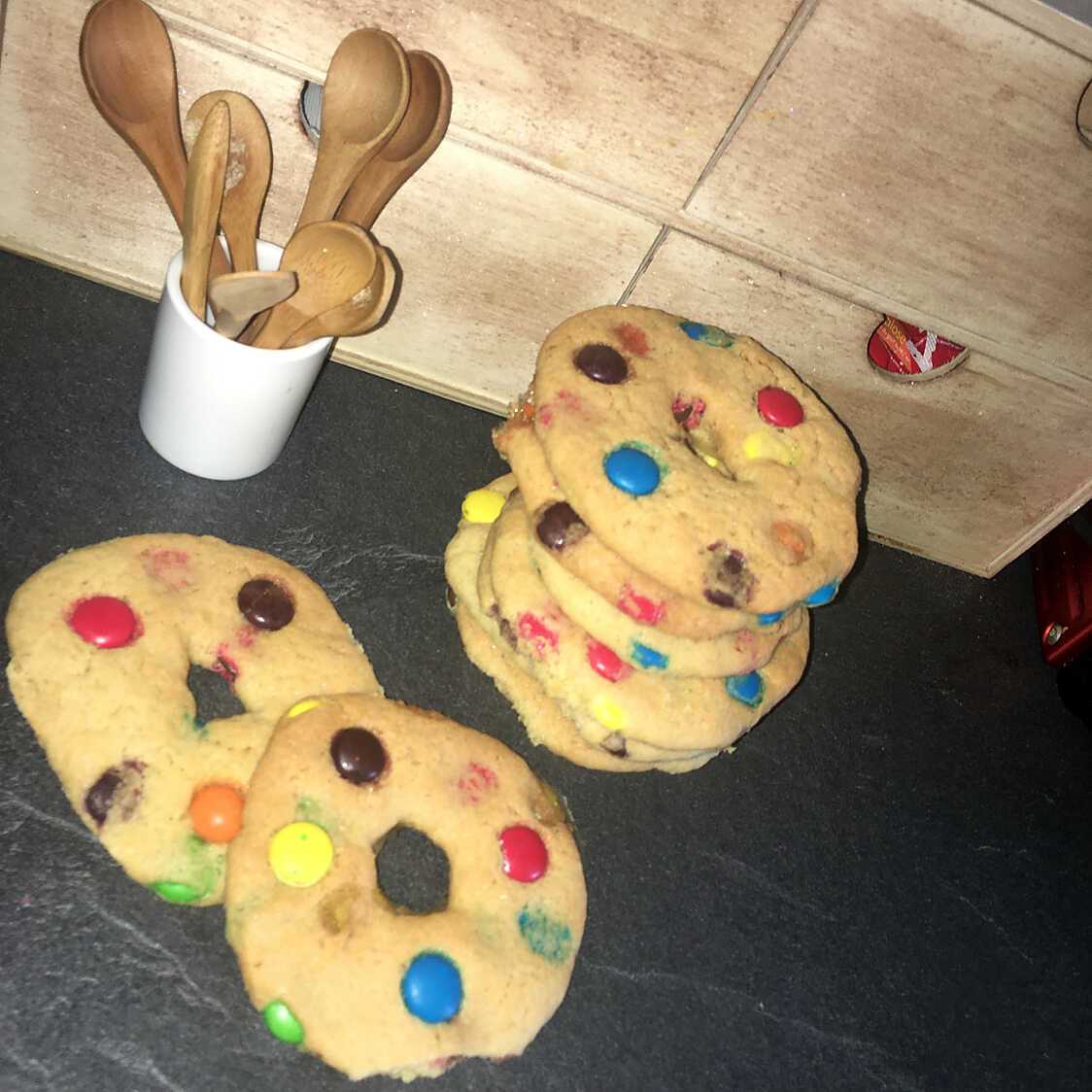 Recette de Cookies Donuts aux Smarties