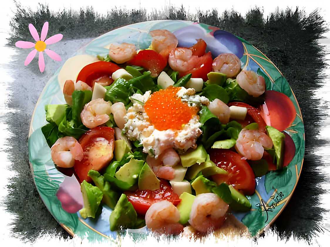 Recette de 4/4-salade fraîcheur marine