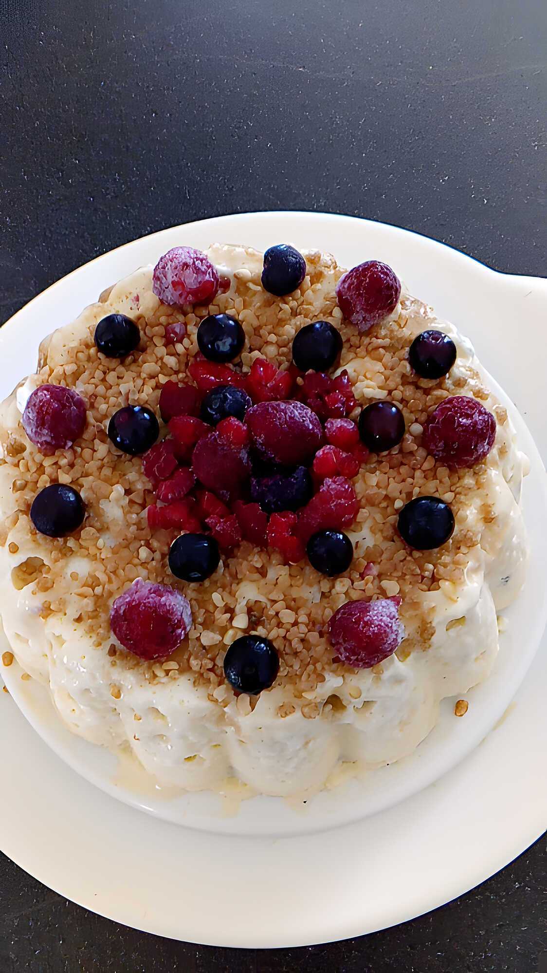 Recette de Vacherin aux fruits rouge