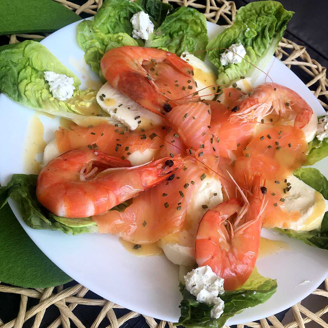 Recette de Salade de la mer au boursin