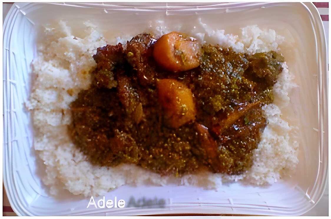 Recette de Riz A la sauce gombo
