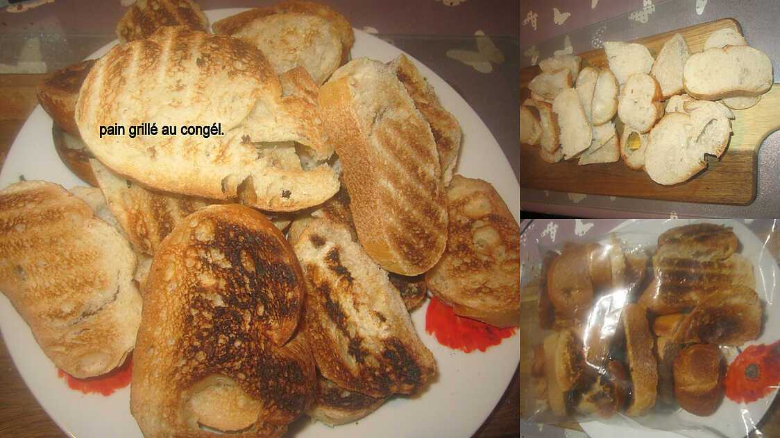 Recette de Pain rassis au congél.