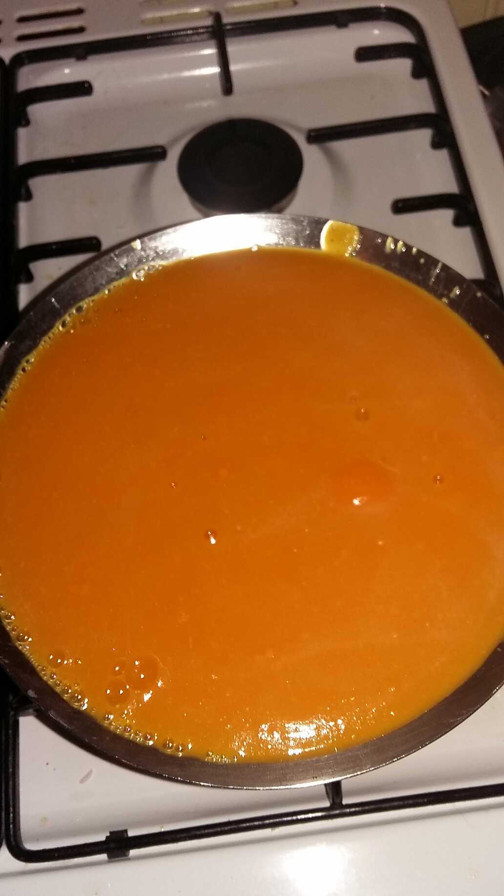 Recette de Soupe potiron carottes pommes de terre