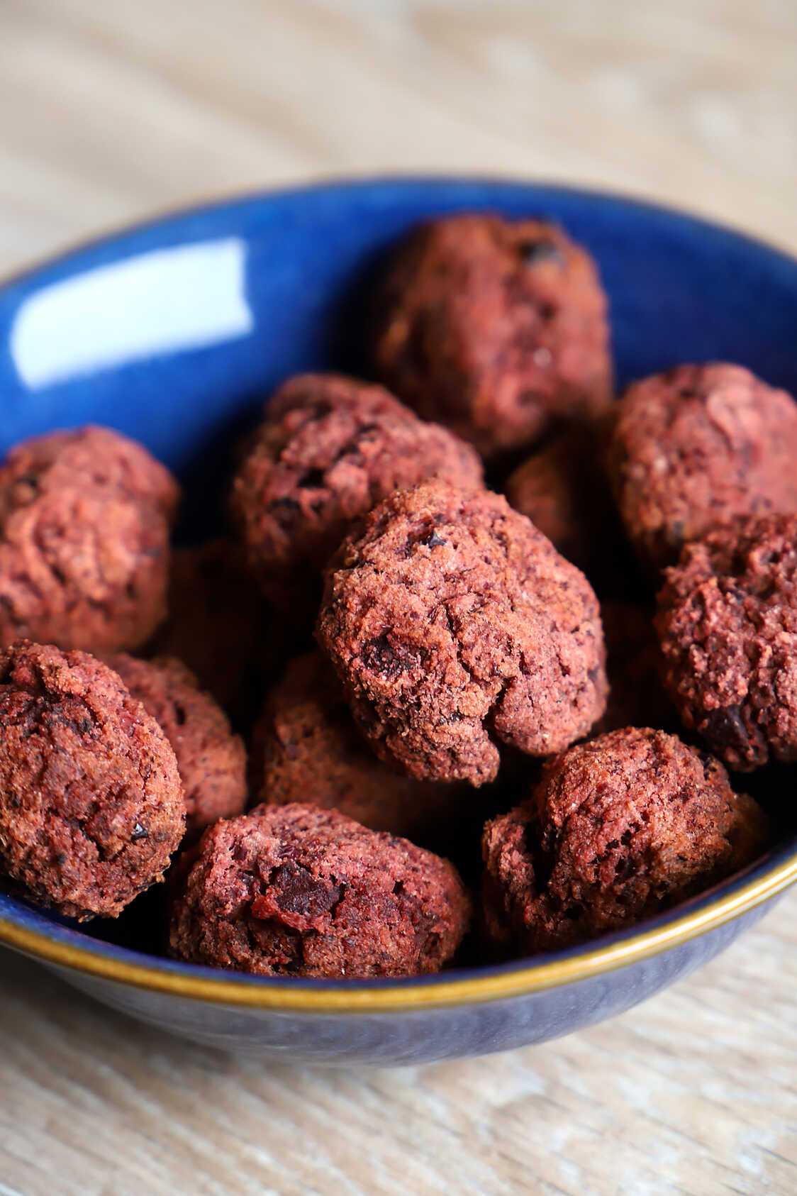 Recette de Boulettes Haricots/Betteraves rouge