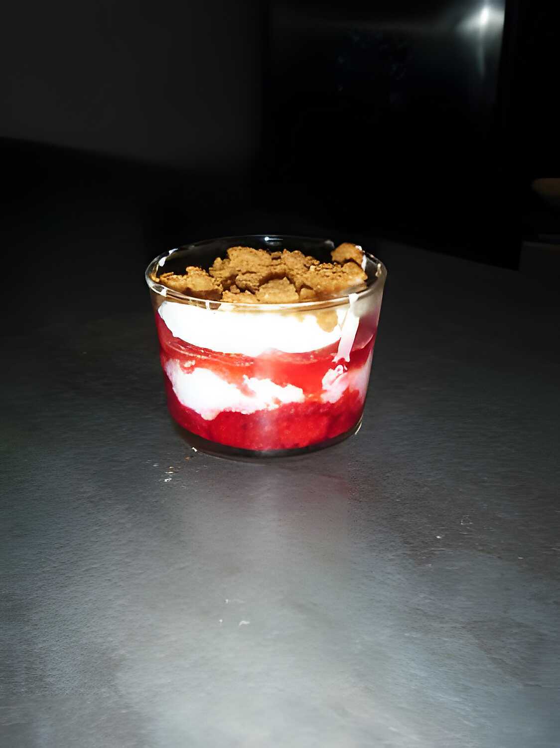 Recette de Verrines Fruits rouges, Mascarpone et Spéculos