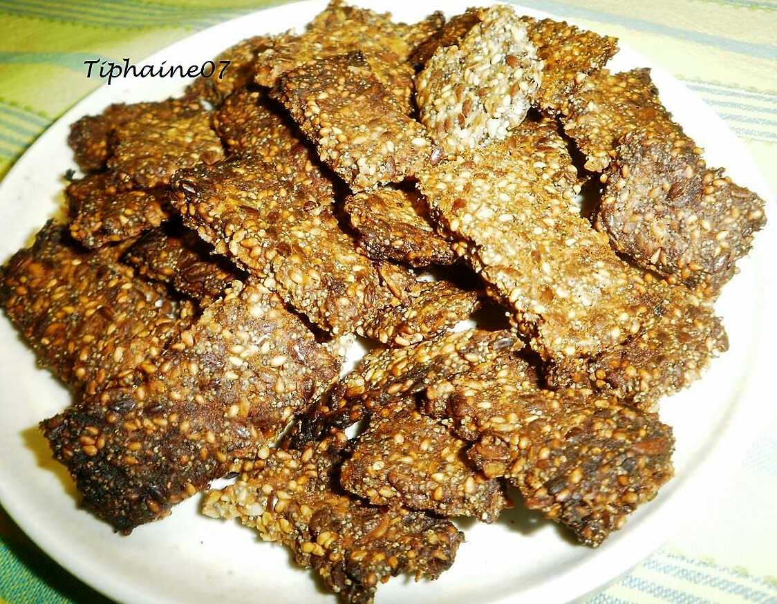 Recette de Croquants graines et pomme
