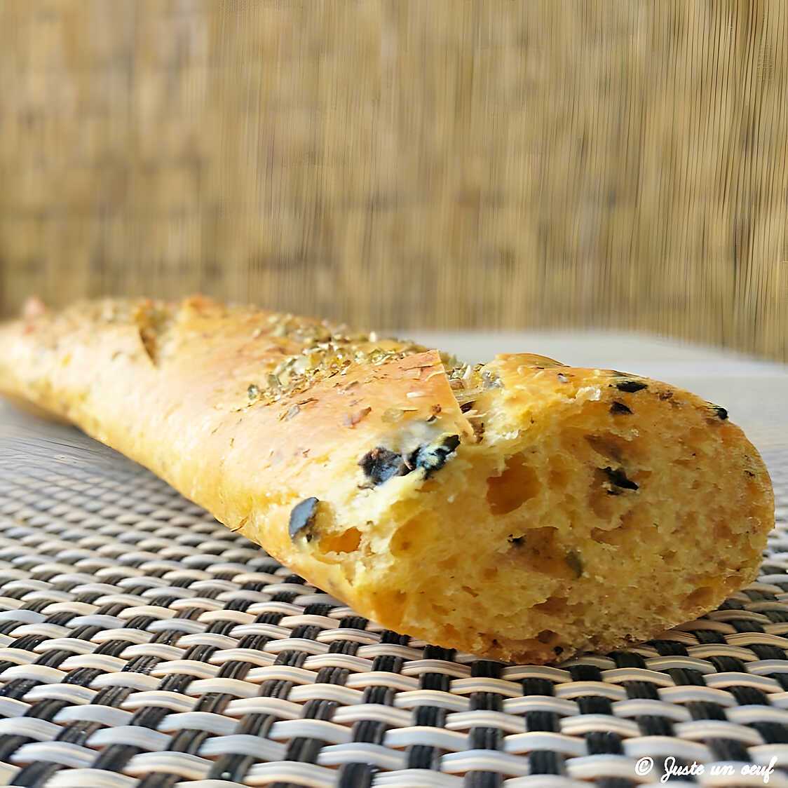 Recette de Ficelle aux olives et à l'origan