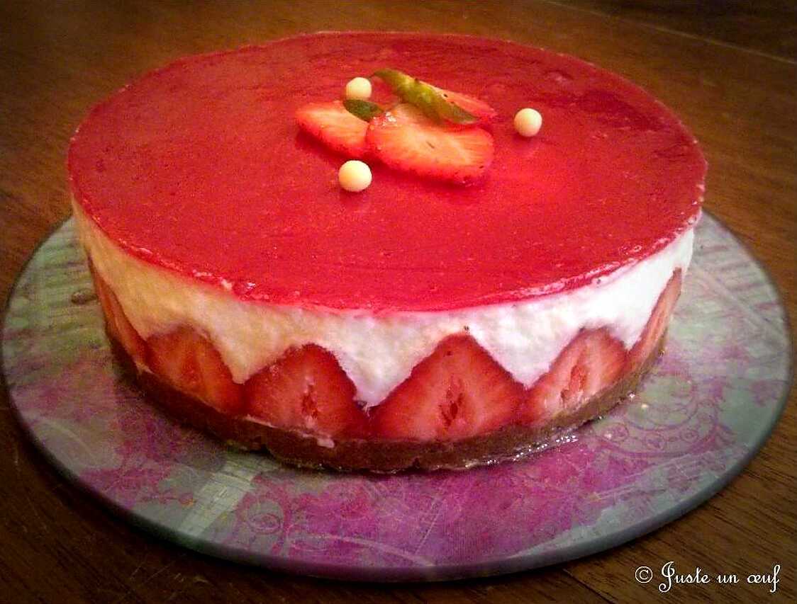 Recette de Bavarois façon fraisier