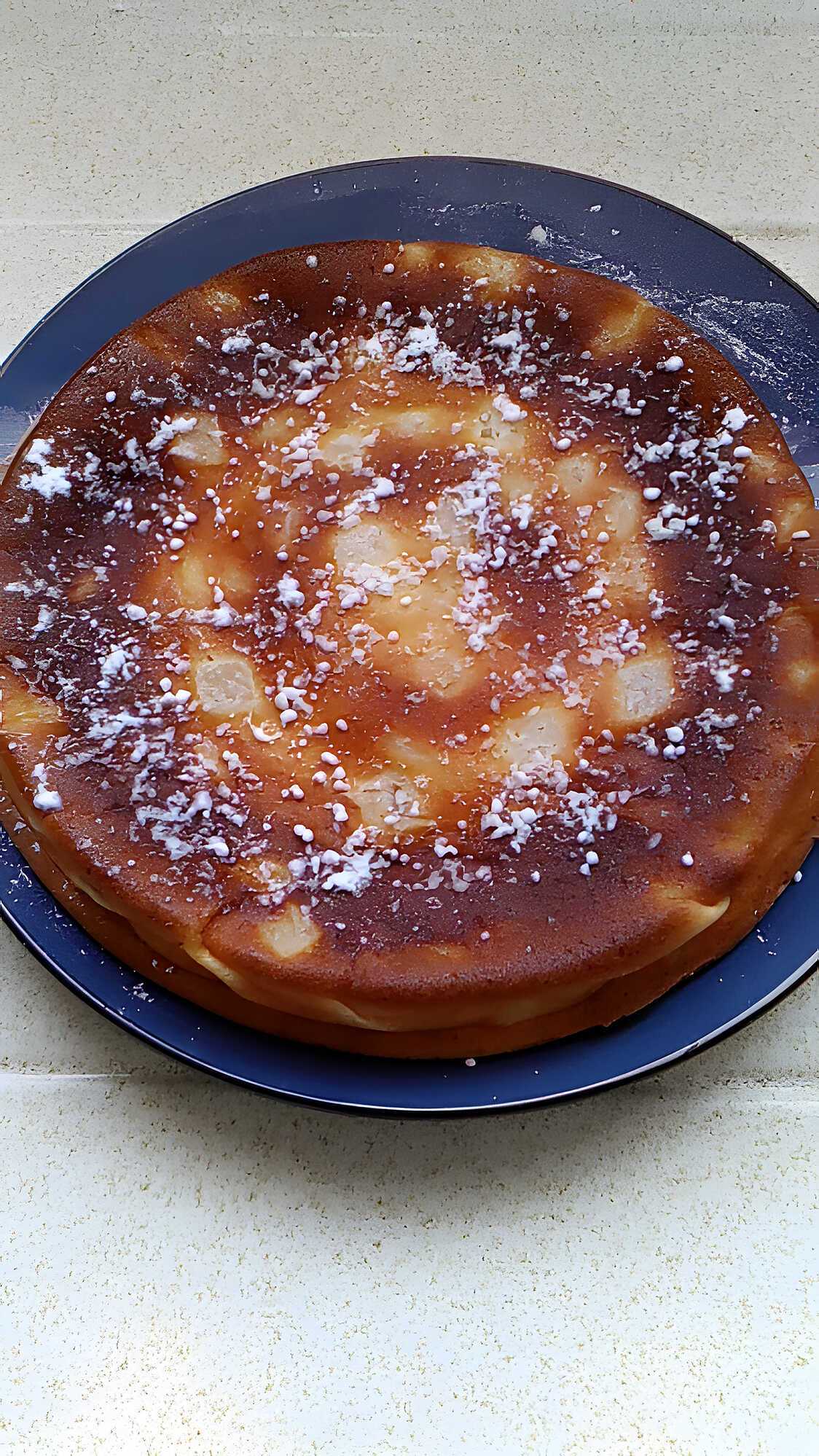 Recette de Gateau a la faisselle et aux fruits