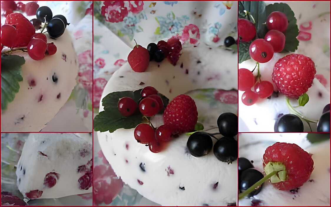 Recette de Couronne au fromage blanc et aux fruits rouges