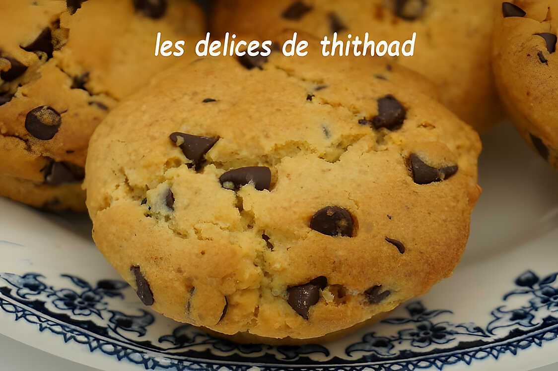 Recette de Cookies à la fève tonka et chocolat