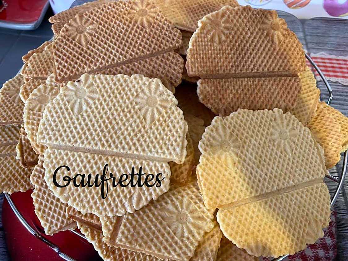 Recette de GAUFRETTES AU THERMOMIX