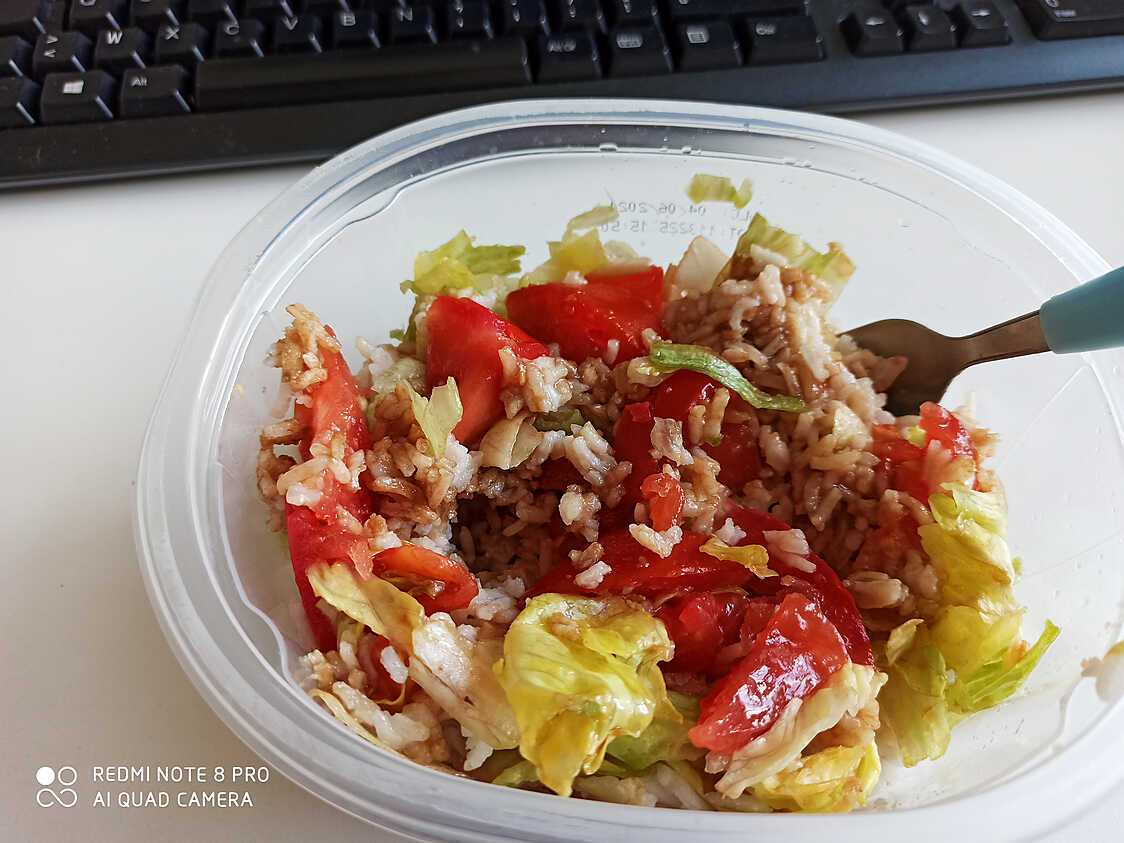 Recette de Salade composée pour panier au travail par les p'tites ...