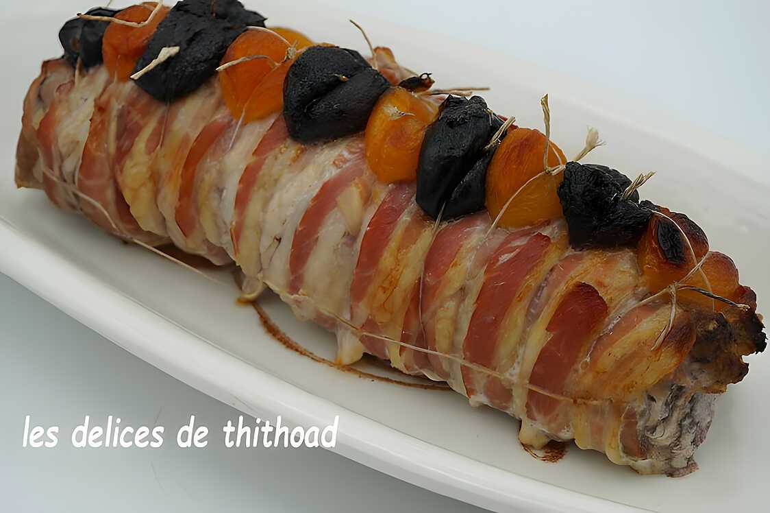 Recette de Filet mignon de porc farci aux fruits secs