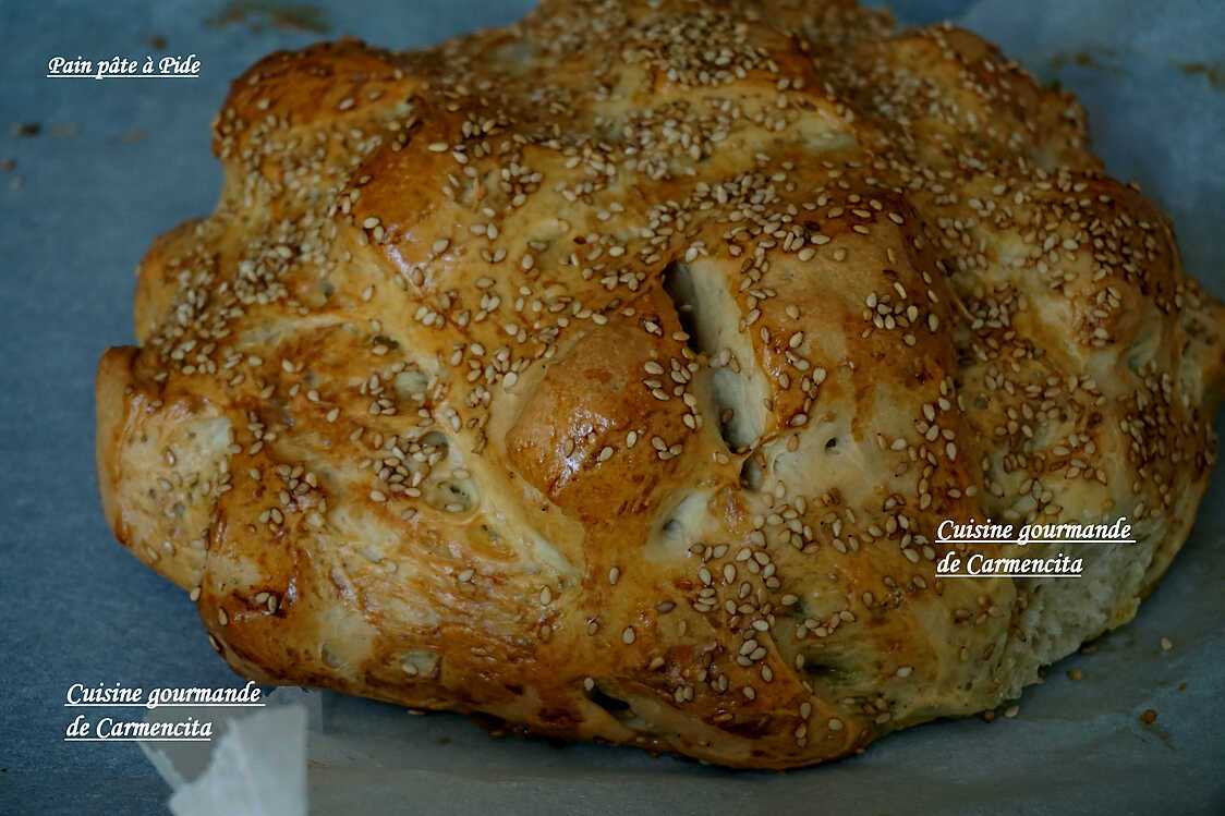 Recette de Pain pide Pain turque