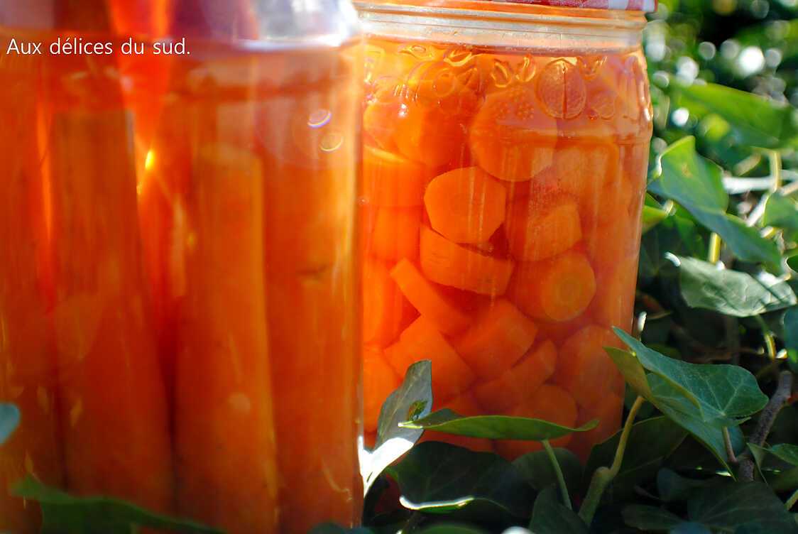 Recette de Carottes entières et rondelles au naturel