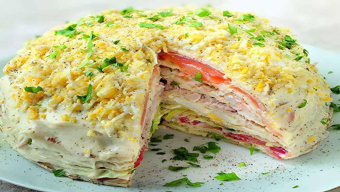 Recette de Gateau crépes de la mer