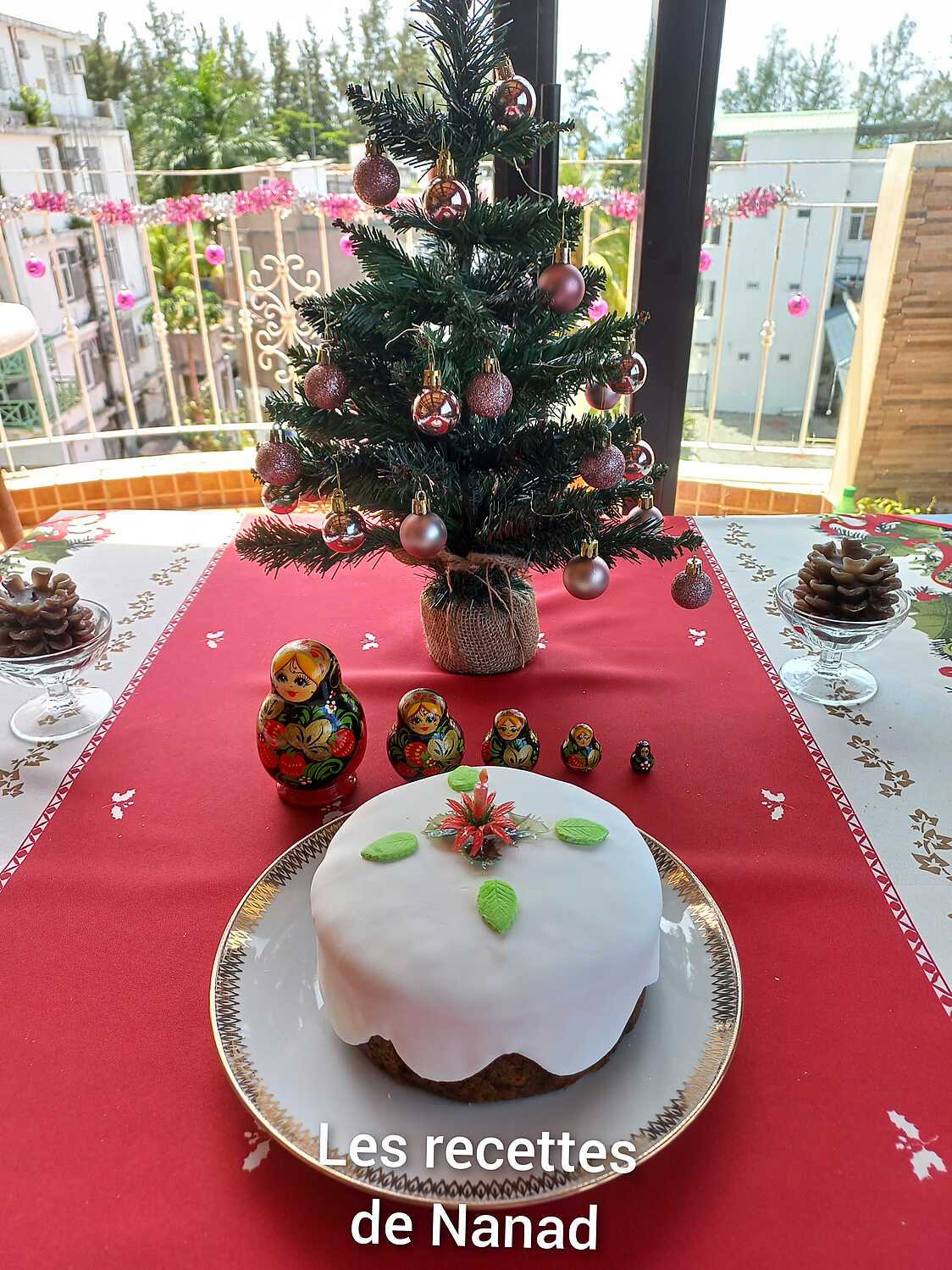 Recette de Christmas cake (gâteau de noël anglais) par Les recettes de ...