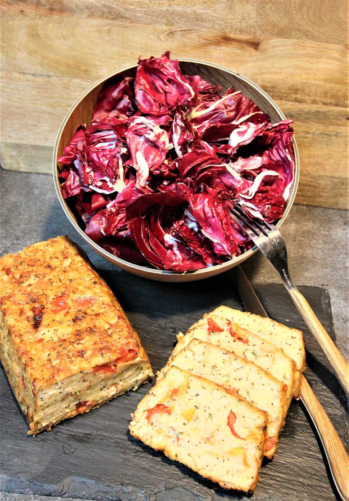 Recette de PUDDING SALé DE PAIN RASSIS