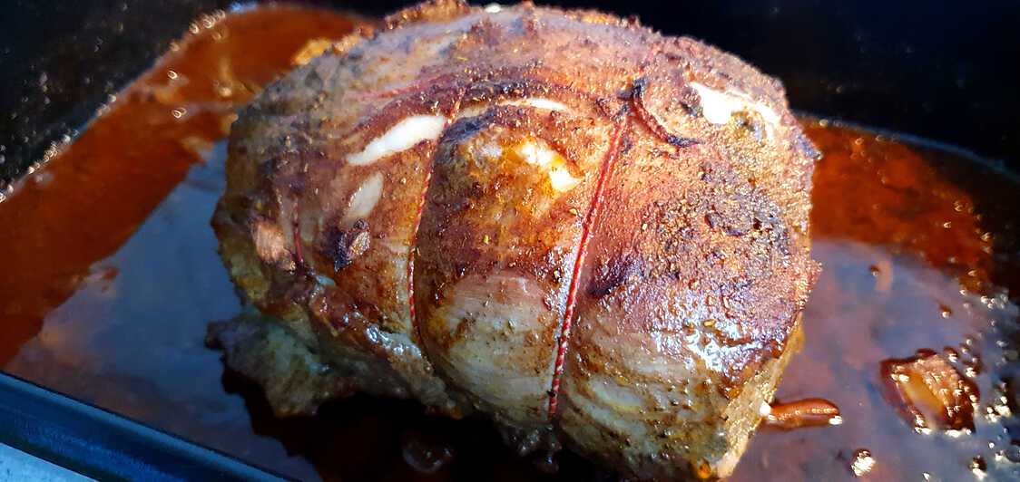 Recette de Rôti de porc mariné