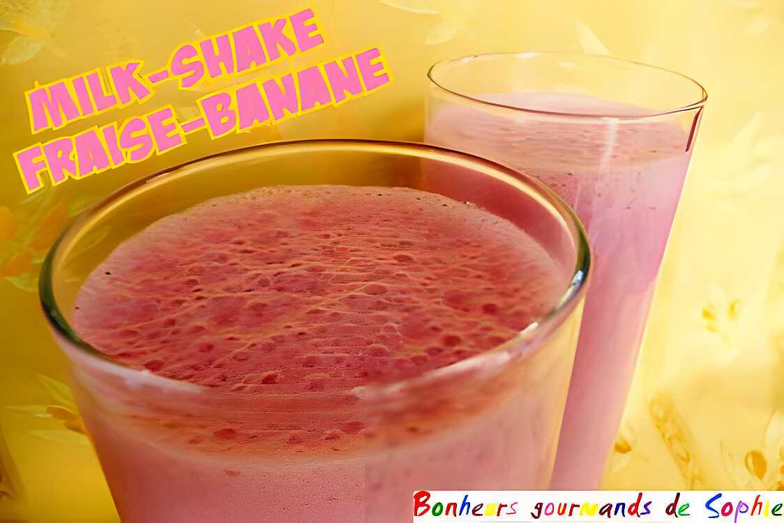 Milk Shake Fraise Banane 2
