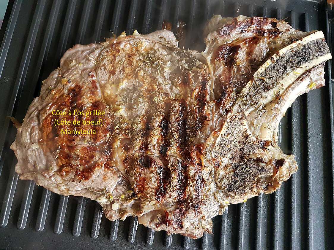 Recette de Côte à l’os grillée (Côte de Bœuf).