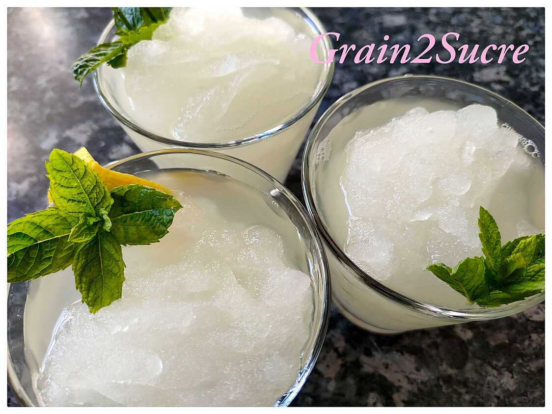 Recette de Granité au citron