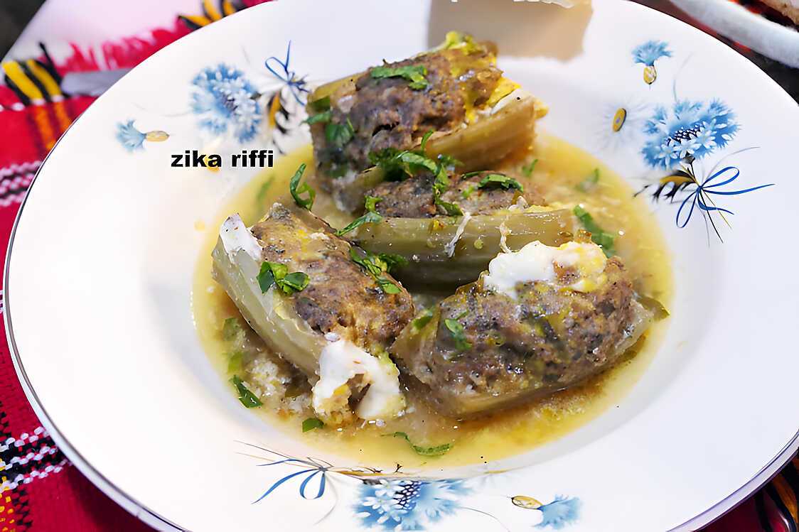 Recette de DOLMA KHORCHEF- CARDES FARCIES AU VEAU- TERROIR BÔNOIS