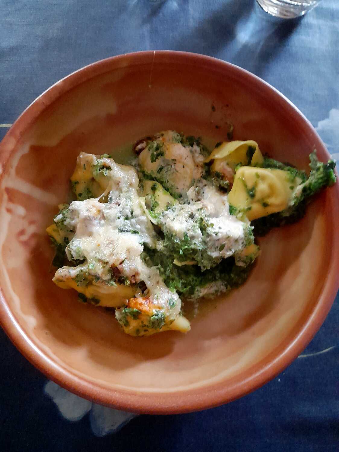 Recette de Gratin de ravioles et épinards