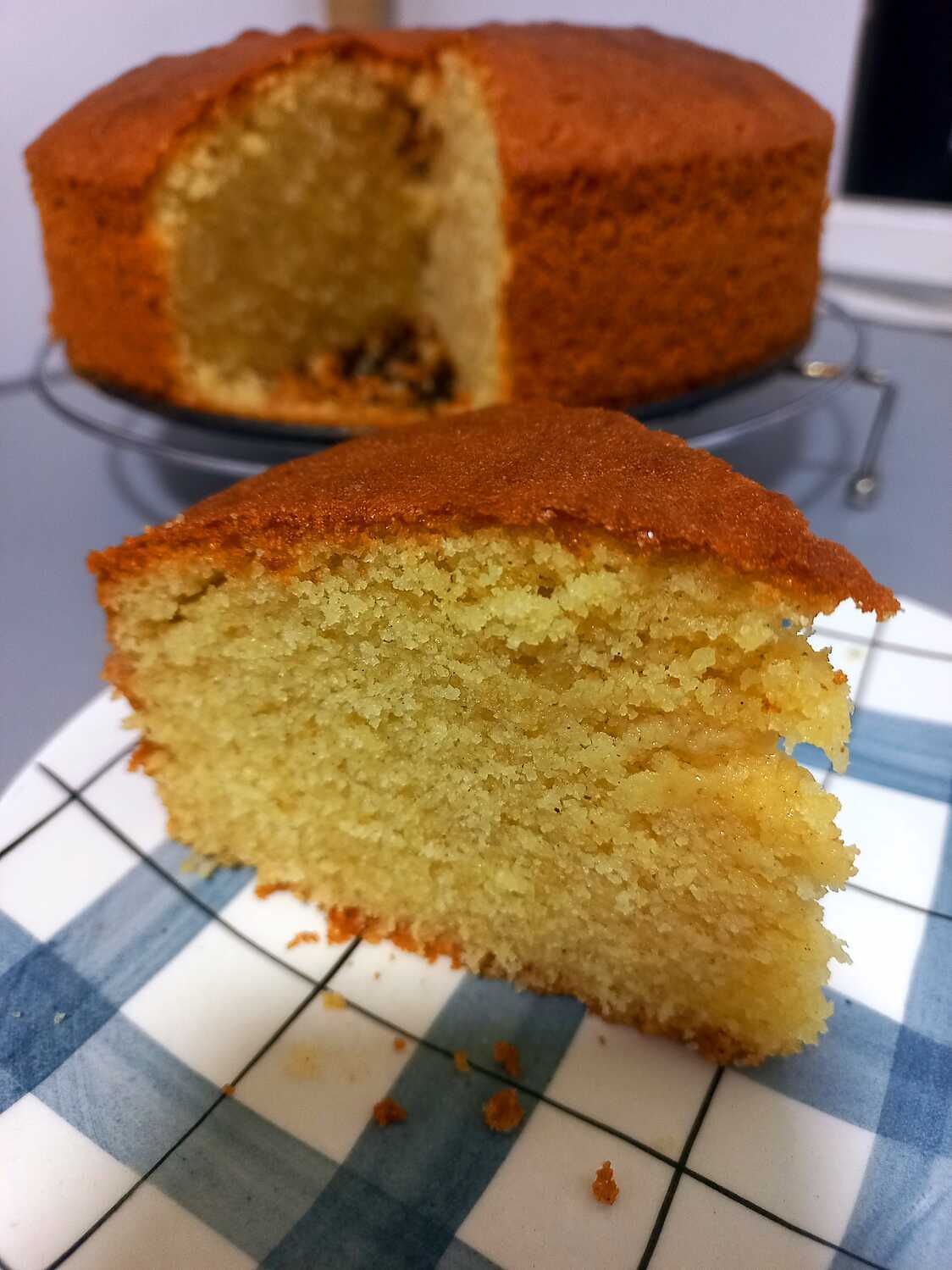Recette de Maspin gréo (gâteau à la semoule parfumé à la cardamome)