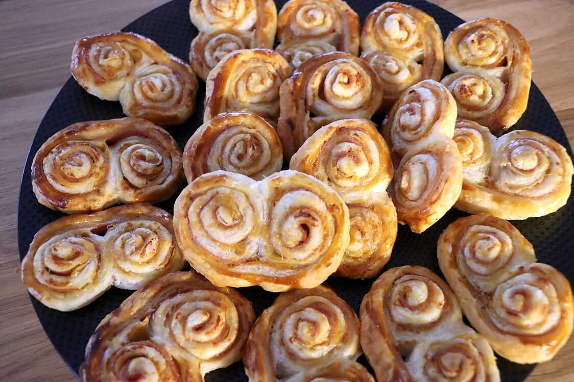 Recette de Palmiers au jambon
