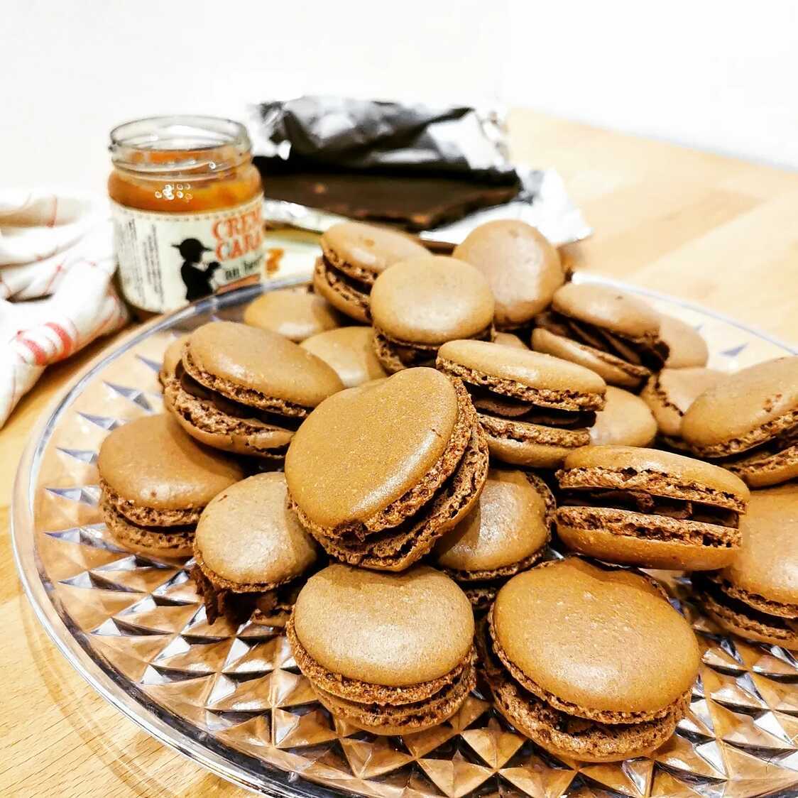 Recette de Macarons chocolat par ame_patiss