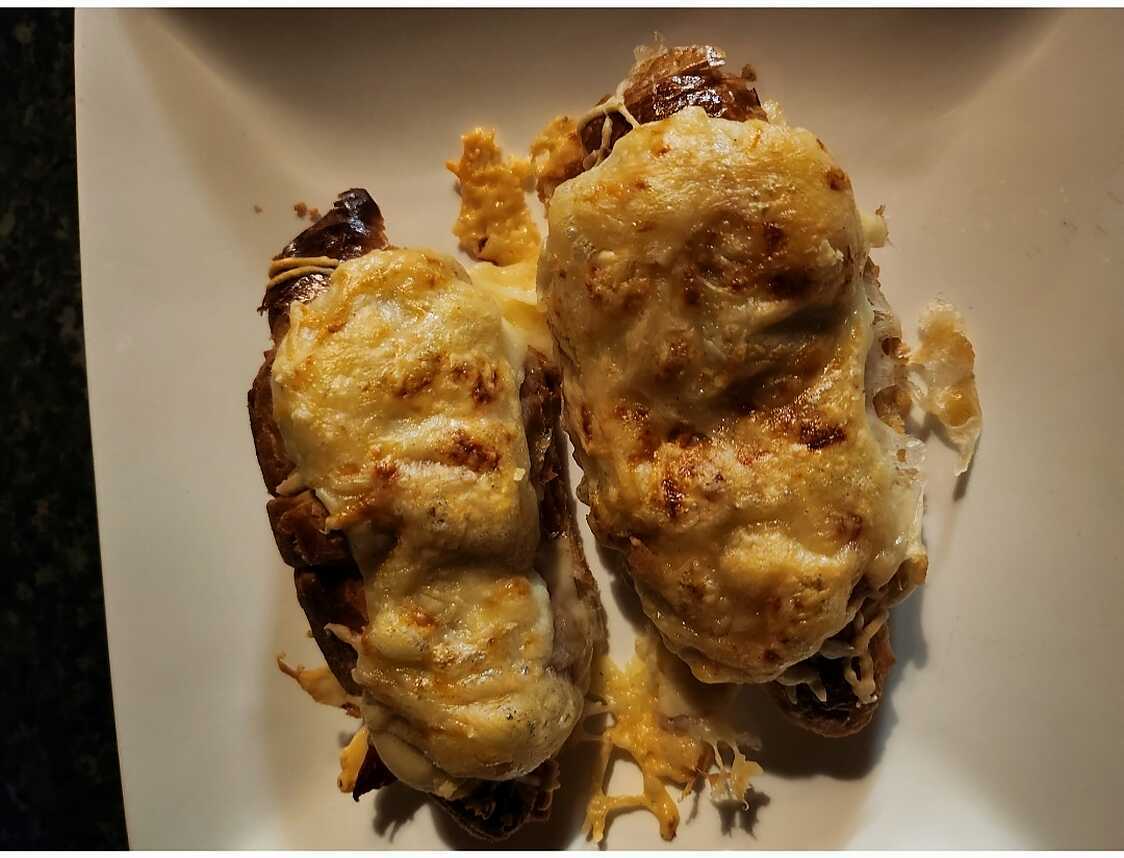 Recette de Croissant fourré jambon fromage