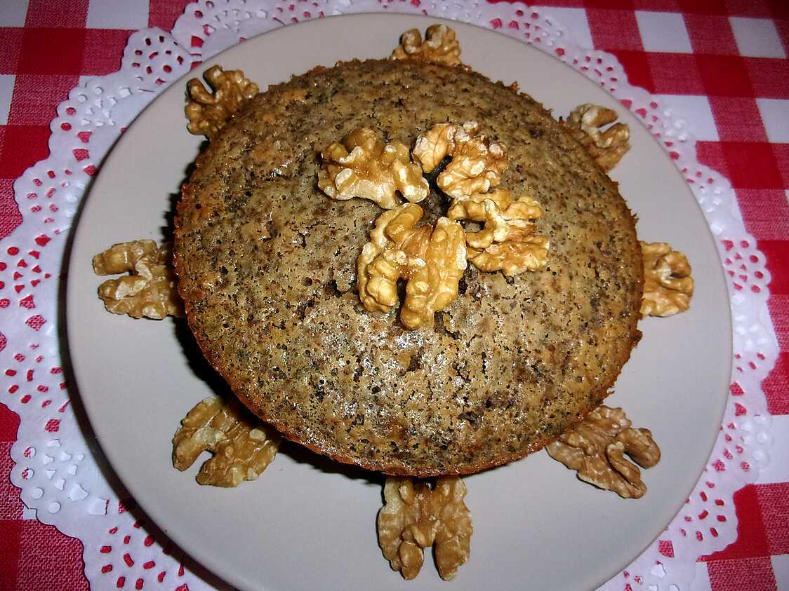 Recette de Gâteau aux noix, cake factory.