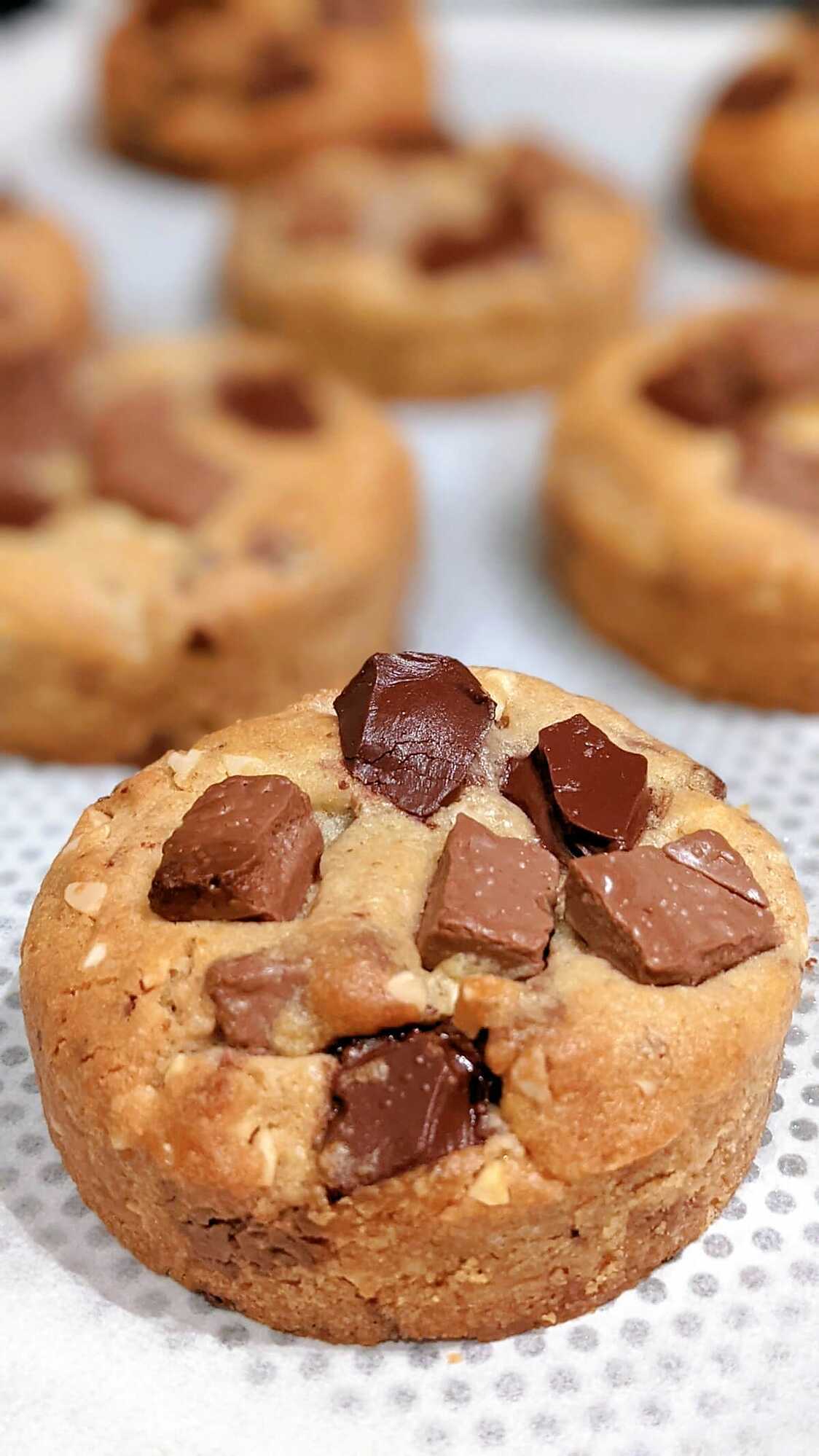 Recette de Maxi cookies choco praliné éclats d'amandes