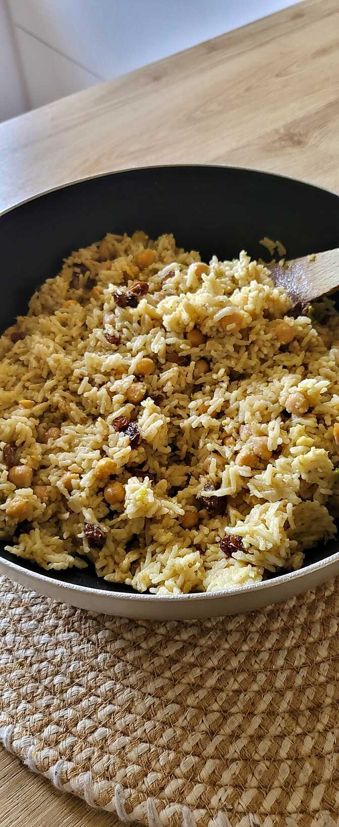 Recette de Riz Pois Chiches et épices au Cookeo