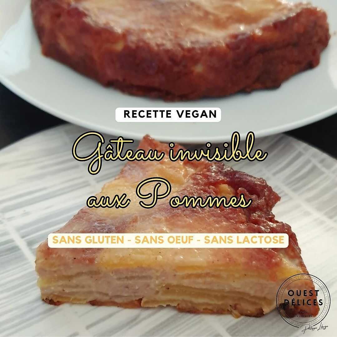 Recette de Gateau invisible, recette vegan